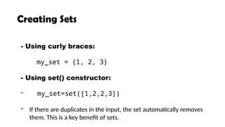 SETS IN PYTHON-157755566677778⁵567886676.pptx