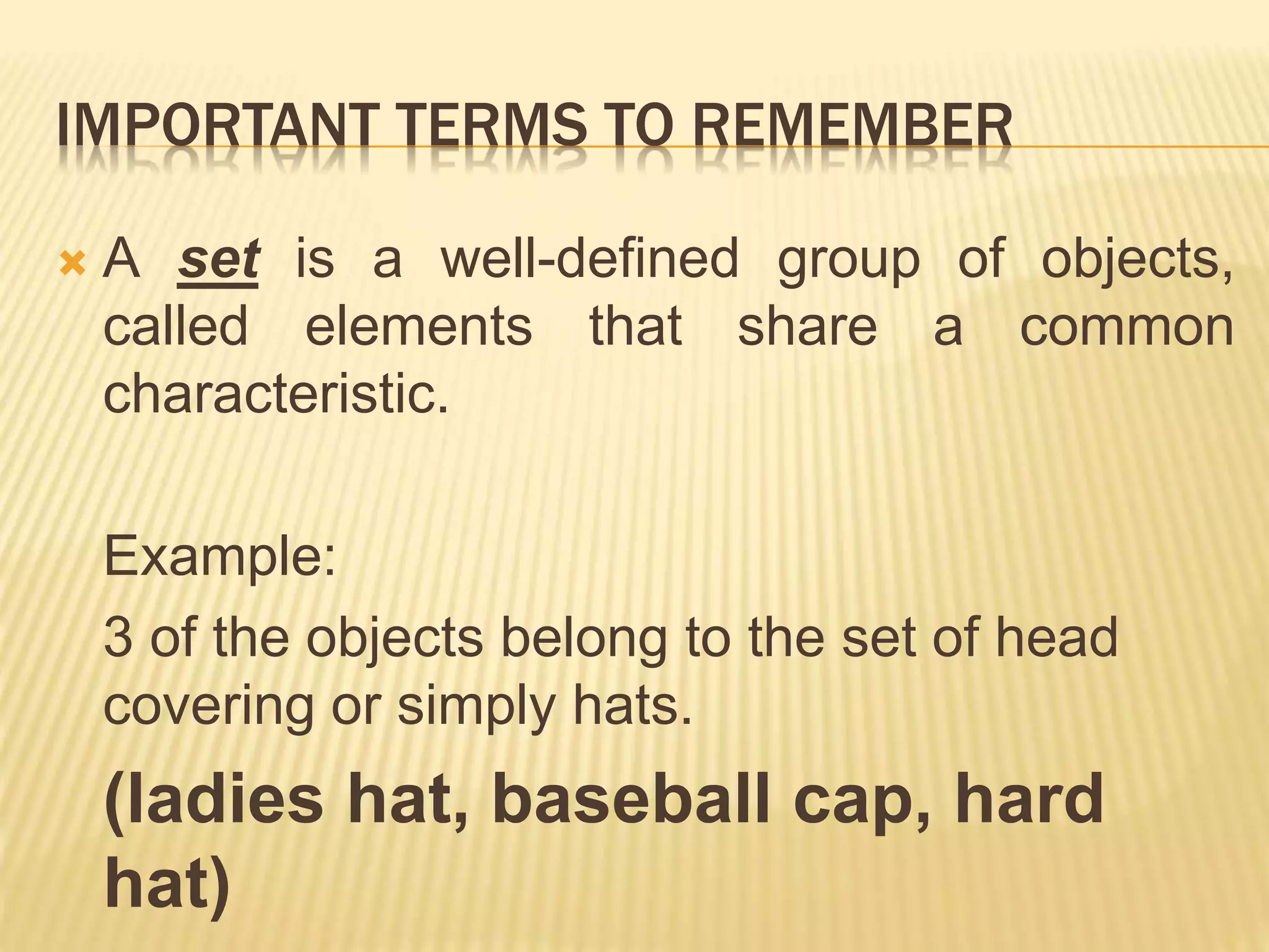 Sets Introduction | PPTX