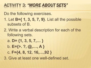 Sets Introduction | PPTX