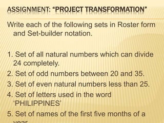 Sets Introduction | PPTX