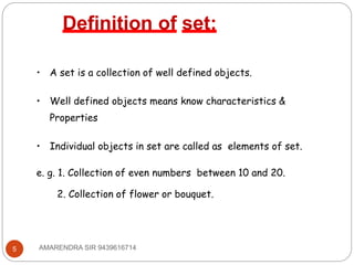 Sets matheasy ppt own | PPT | Science