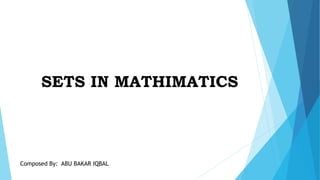 Sets in Mathimatics ,basic definitions and examples | PPT