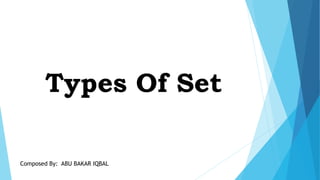 Sets in Mathimatics ,basic definitions and examples | PPT