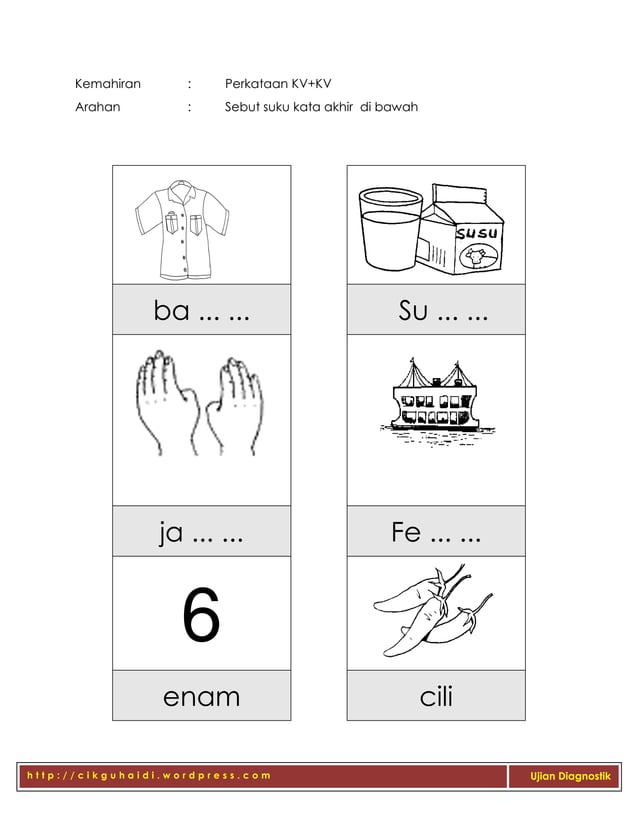 Set soalan ujian diagnostik bm | PDF