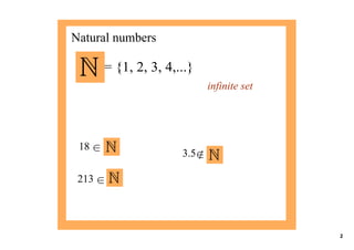 Sets of numbers | PDF