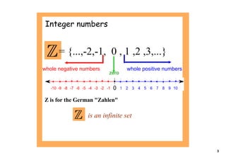 Sets of numbers | PDF
