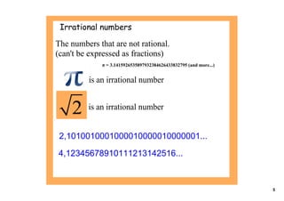 Sets of numbers | PDF
