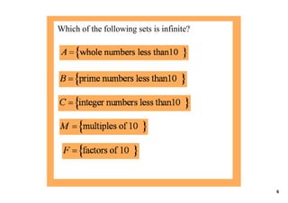 Sets of numbers | PDF