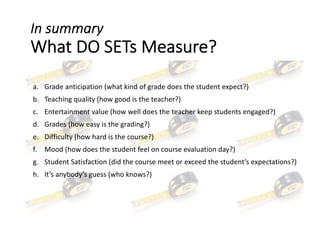 Student Teaching Evaluations: Friend or Foe? | PDF