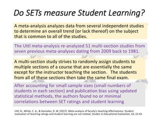 Student Teaching Evaluations: Friend or Foe? | PDF