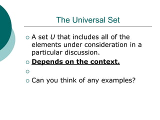Sets powerpoint.ppt