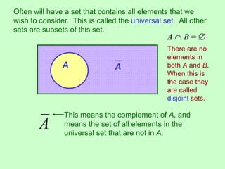 Sets ppt | PPT