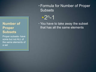 Sets, subsets, compliments | PPTX