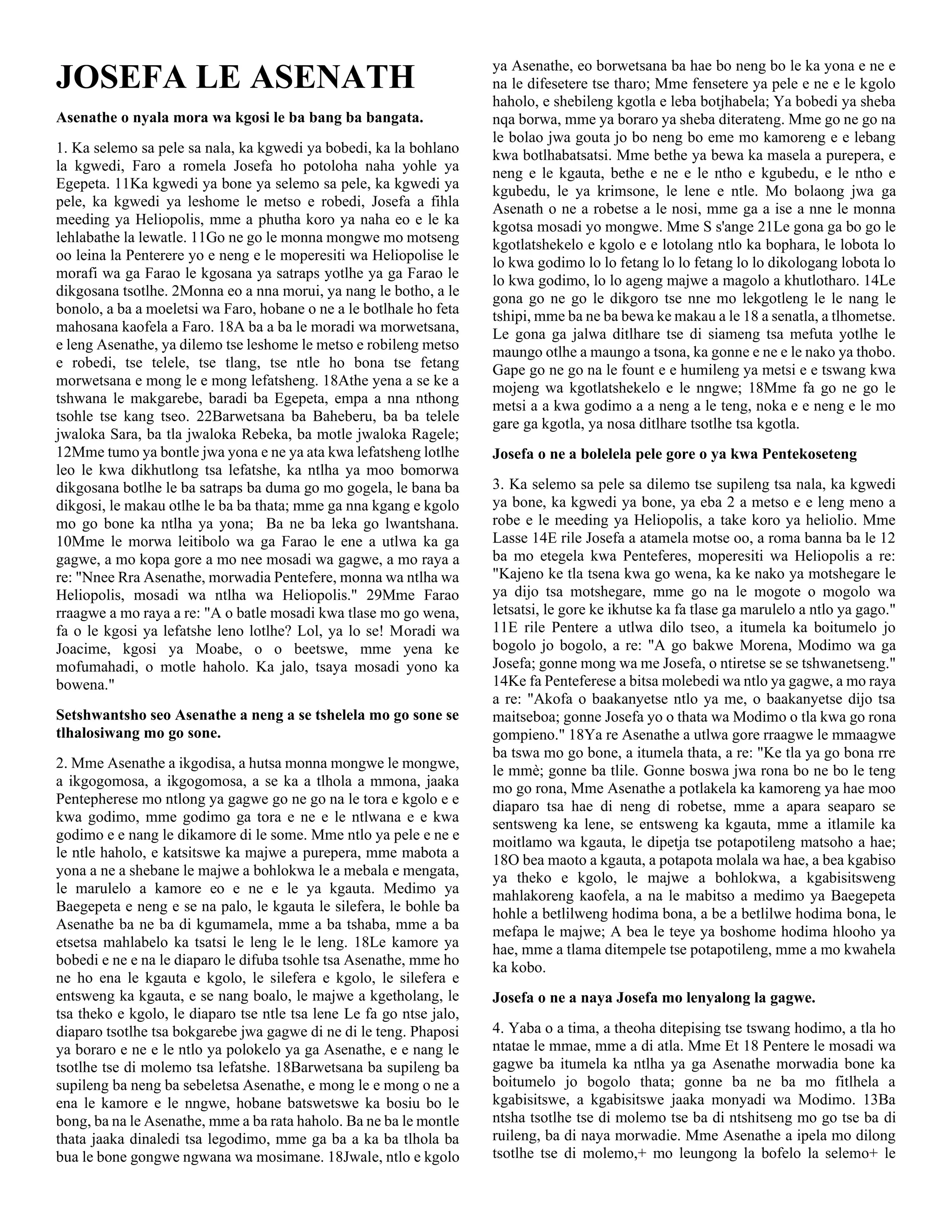 Setswana - Joseph and Asenath by E.W. Brooks.pdf