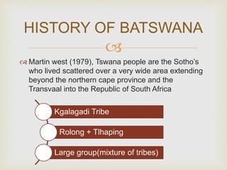 Setswana presentation | PPTX