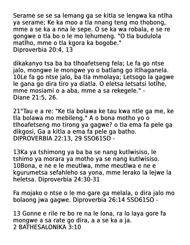 Setswana Tswana Motivational Diligence Tract.pdf