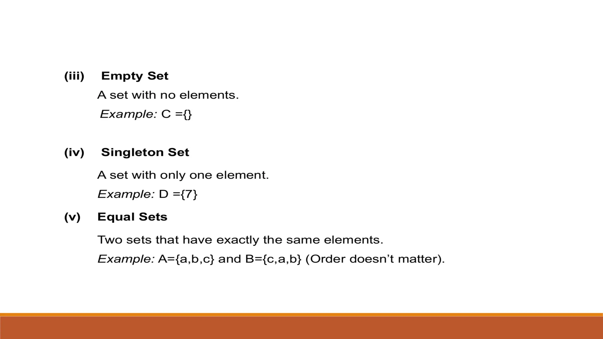 Sets and Types of Sets for understanding | PPT