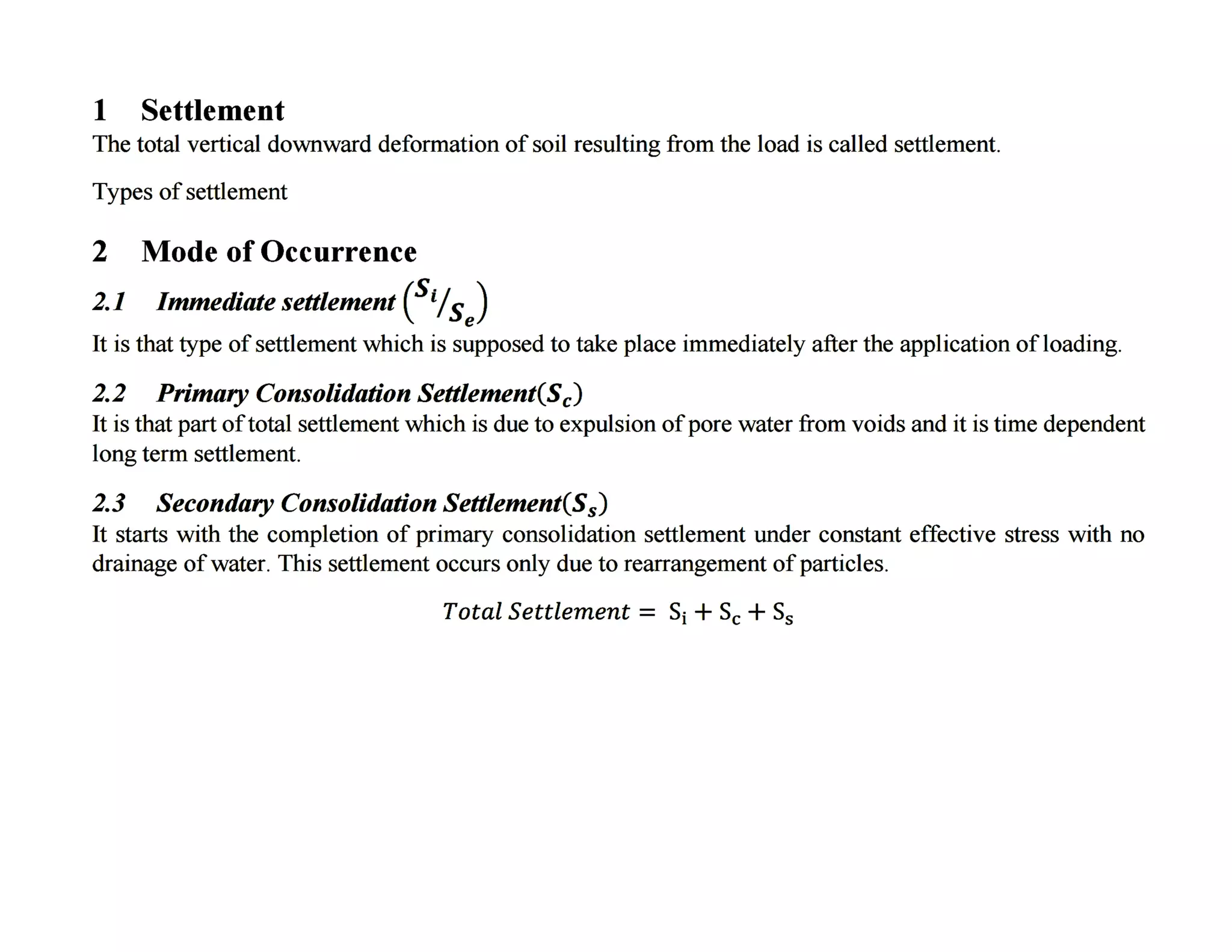 Methods to Determine the Immediate or Elastic Settlement (الهبوط الفورى) | PDF