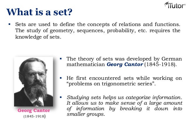 Georg Cantor From Examples Of Trigonometry