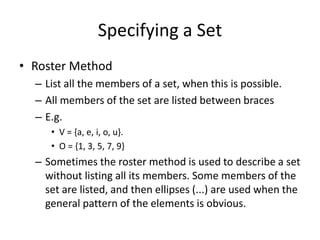 Set theory | PPTX