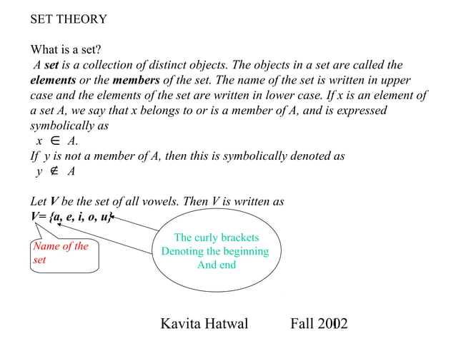Set theory | PPT