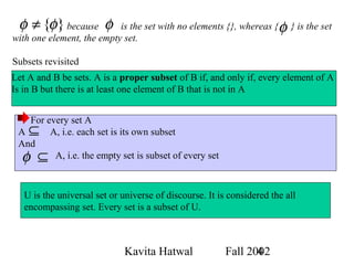 Set theory | PPT
