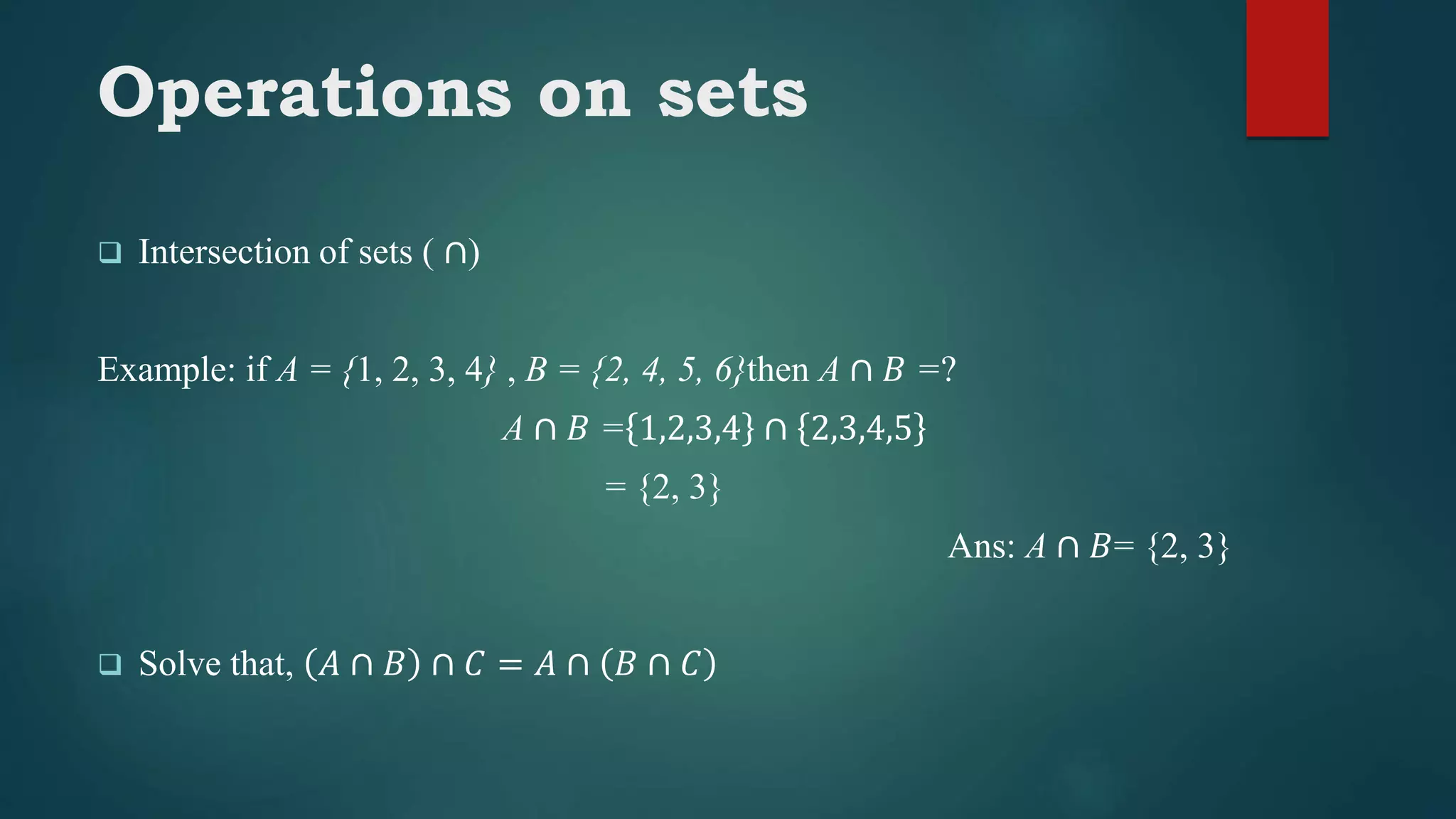 Set theory | PPTX