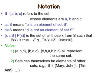 Set theory | PPT