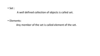 Set theory | PPTX