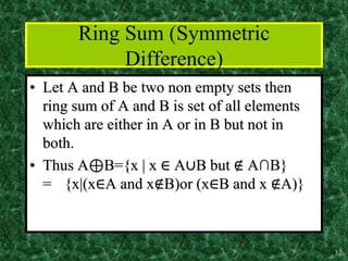 Set theory | PDF