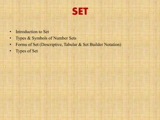 Set Theory | Ppt