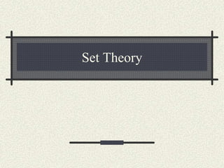 Set Theory | PPT