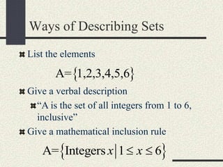 Set Theory | PPT