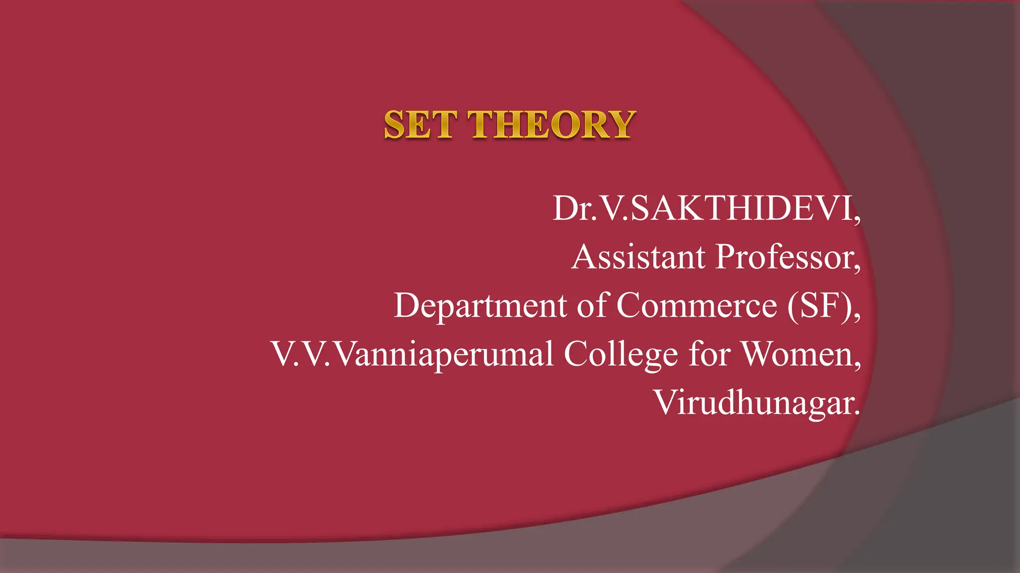SET THEORY, definition of set, notation, representation of set and ... SET THEORY, definition of set, notation, representation of set and ...