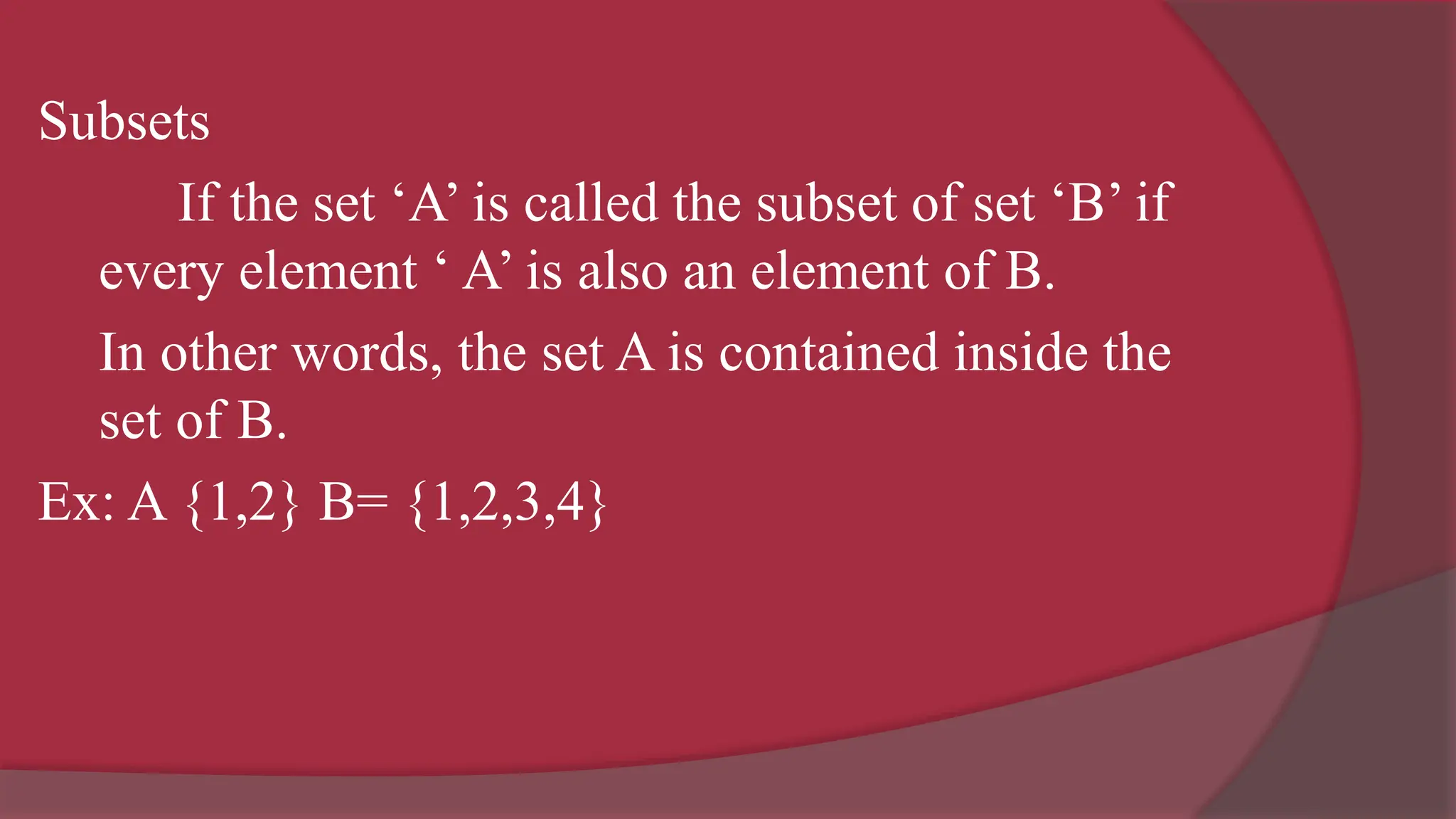 Set Theory Definition Of Set Notation Representation Of Set And