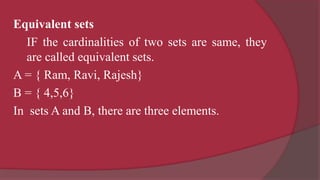 SET THEORY, definition of set, notation, representation of set and ...