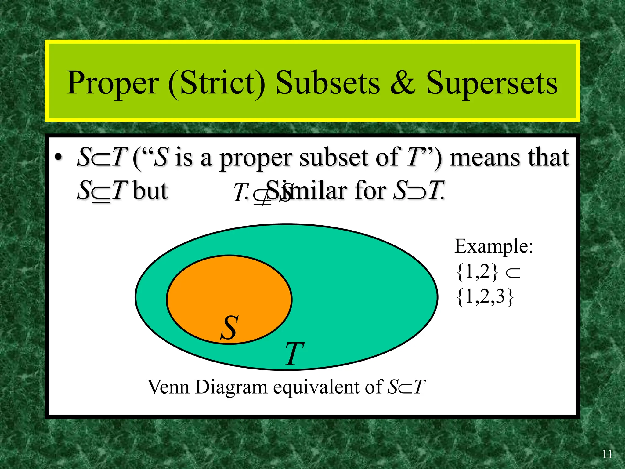 Introduction to set theory with application | PPT
