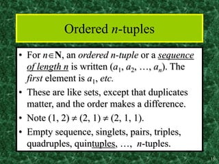 Introduction to set theory with application | PPT