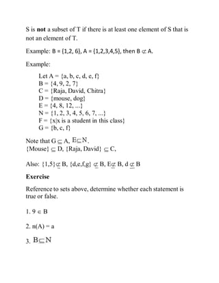 Set theory self study material | DOCX