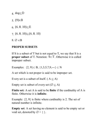 Set theory self study material | DOCX