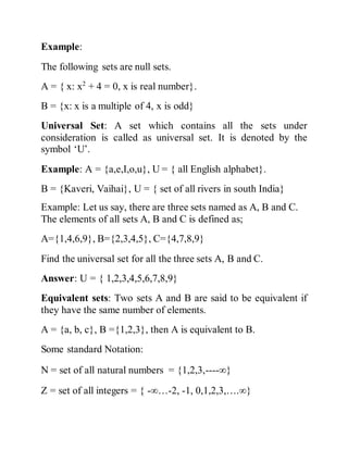 Set theory self study material | DOCX