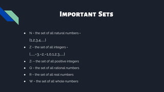 Set Theory - Unit -II (Mathematical Foundation Of Computer Science).pptx