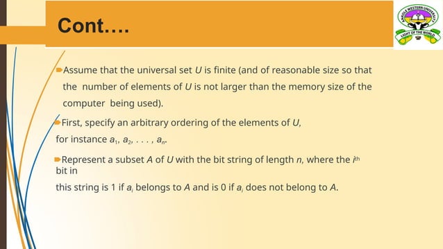 INTRODUCTION TO Set Theory- Unit 4 .pptx
