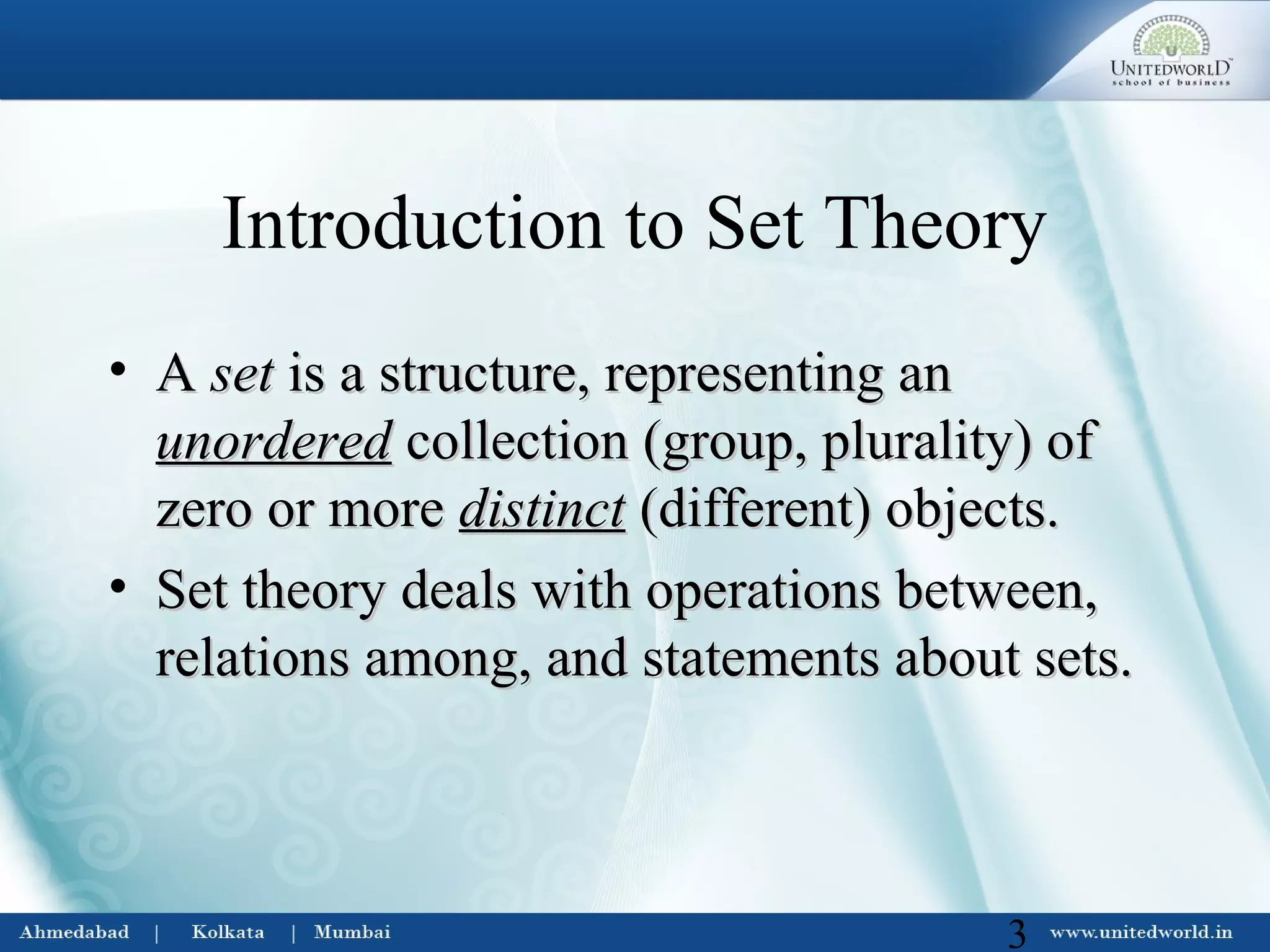 Set theory | PPT