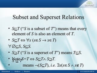 Set theory | PPT