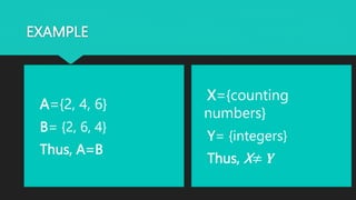 SET THEORY AND LOGIC.pptx General Mathematicd | PPTX