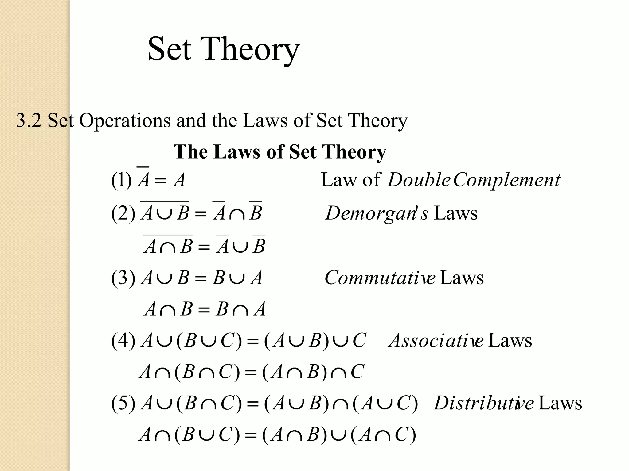 Set theory and relation | PPT