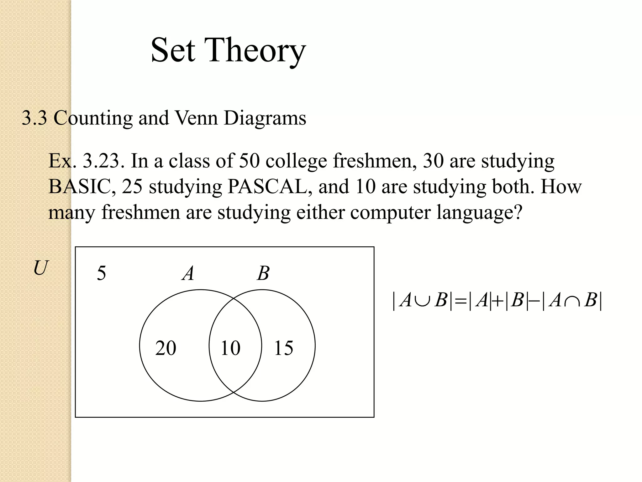 Set theory and relation | PPT