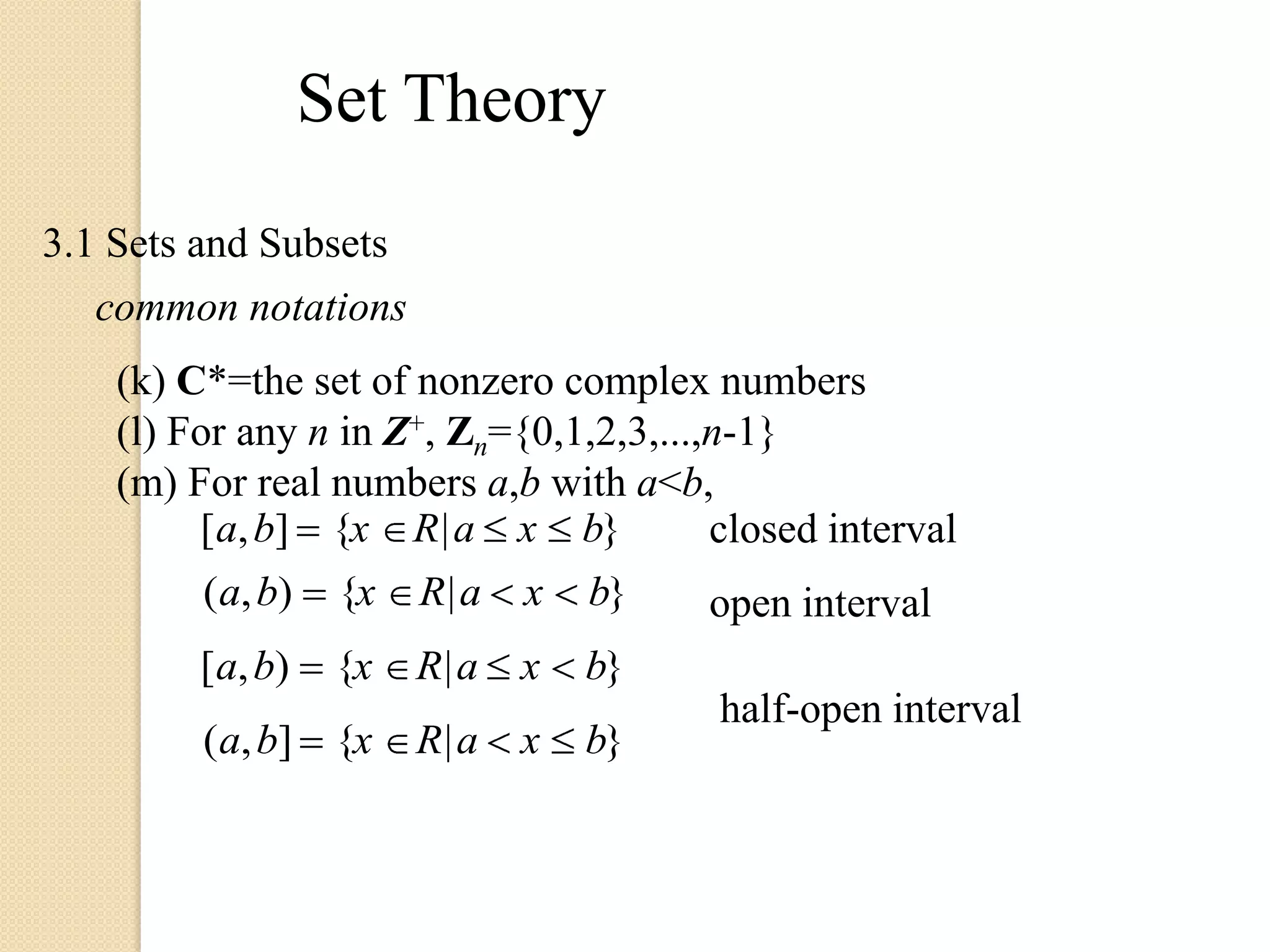 Set theory and relation | PPT