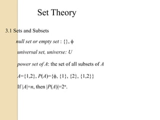 Set theory and relation | PPT